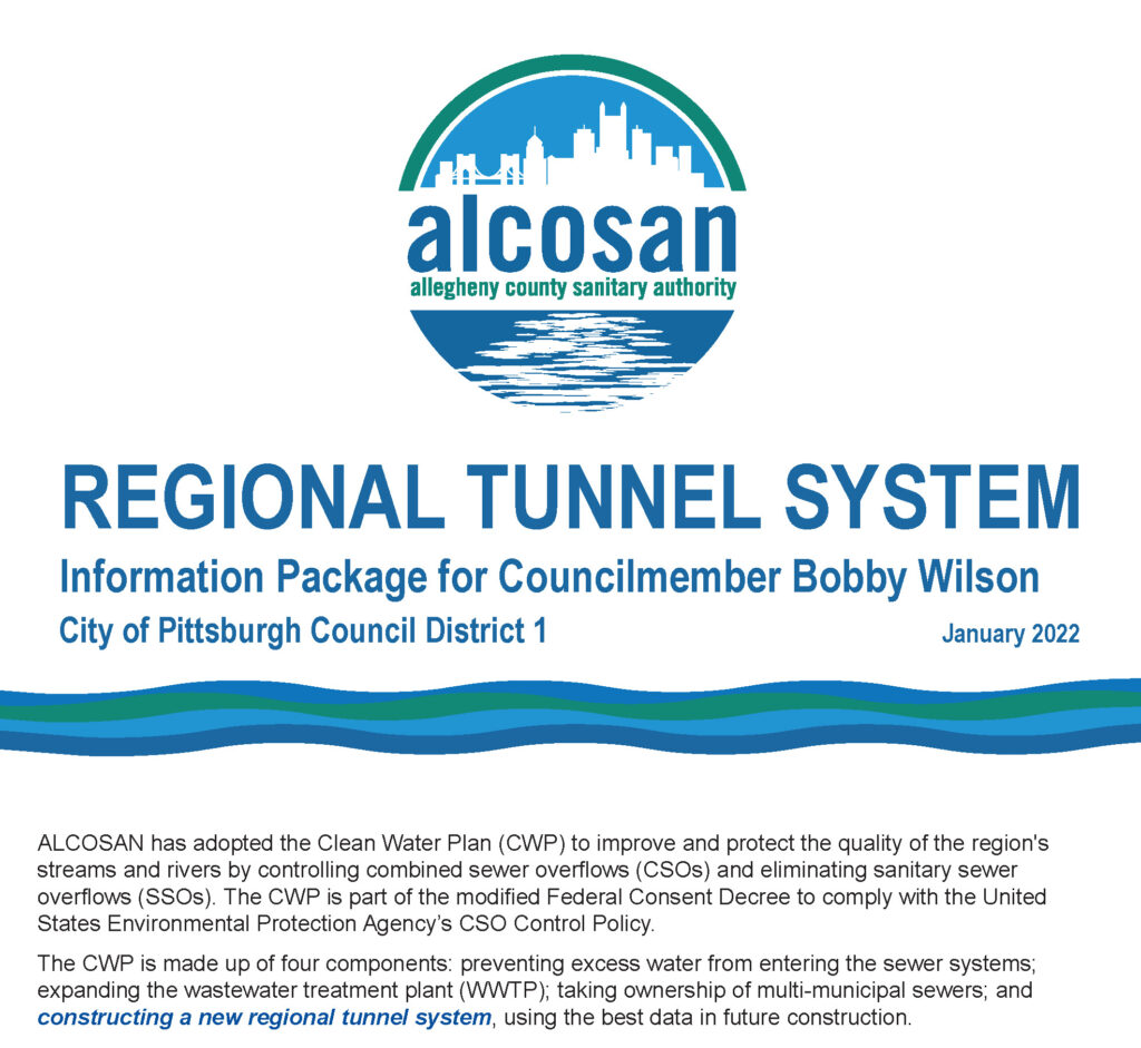 ALCOSAN Regional Tunnel Facilities Program Management – eHoldings