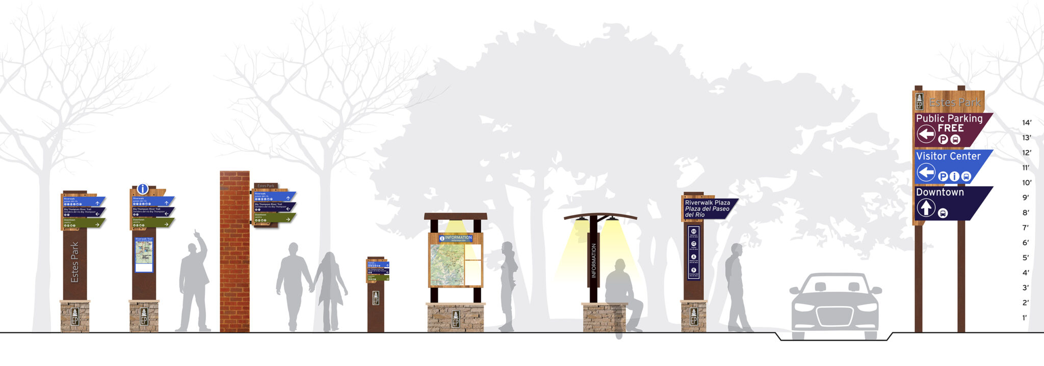 Estes Park Downtown Wayfinding Signage Program – eHoldings